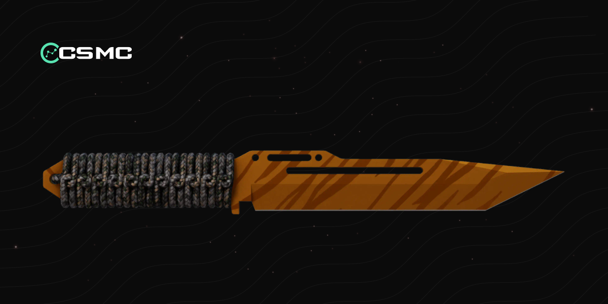 Paracord Knife | Tiger Tooth - Price, Info & Where to Buy in CS2