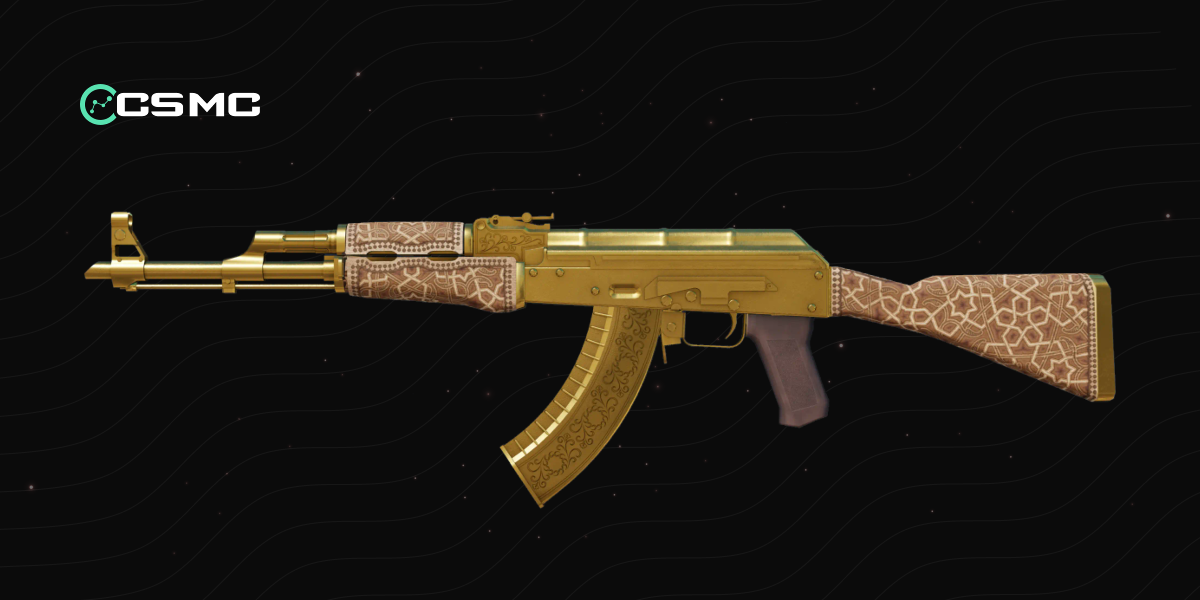 Souvenir AK-47 | Gold Arabesque (Factory New) - Price, Info & Where to ...