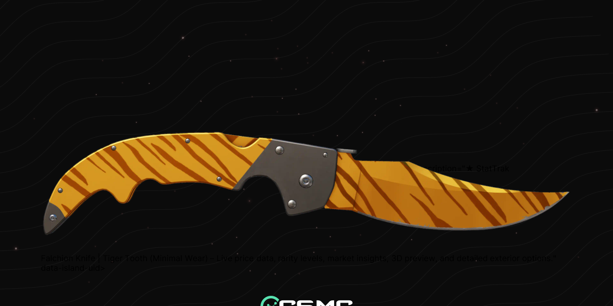 StatTrak™ Falchion Knife | Tiger Tooth (Minimal Wear) - Price, Info ...