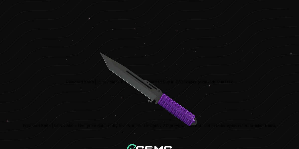 StatTrak™ Paracord Knife | Ultraviolet - Price, Info & Where to Buy in CS2