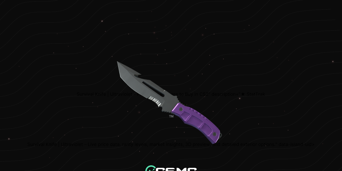 StatTrak™ Survival Knife | Ultraviolet - Price, Info & Where to Buy in CS2