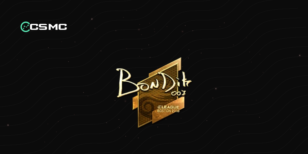 Sticker | bondik (Gold) | Boston 2018 - Price, Info & Where to Buy in CS2