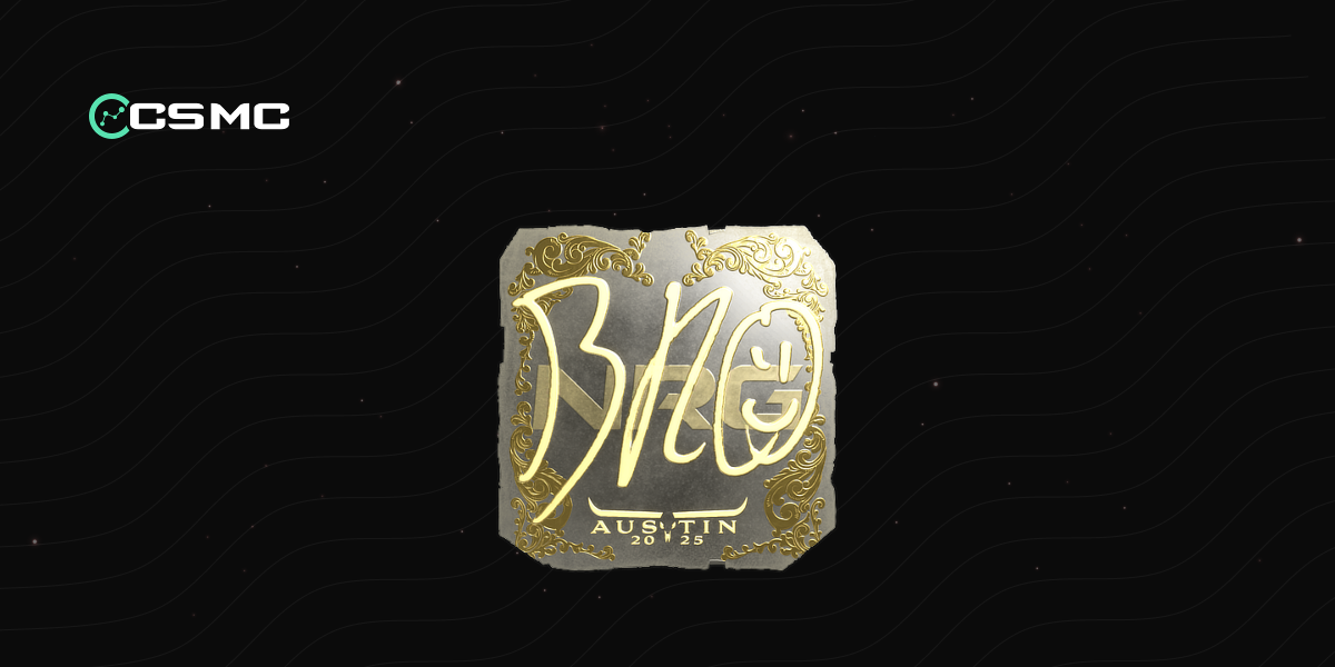 Sticker | br0 (Gold) | Austin 2025 - Price, Info & Where to Buy in CS2