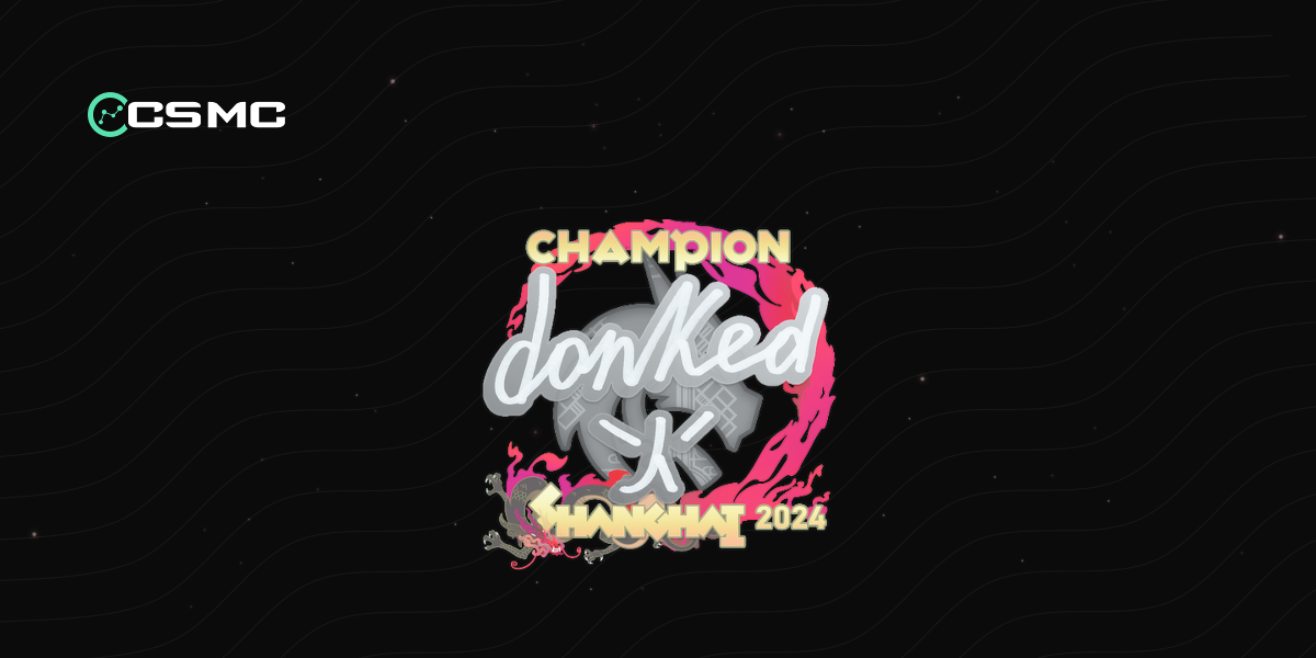 Sticker | donk (Champion) | Shanghai 2024 - Price, Info & Where to Buy ...