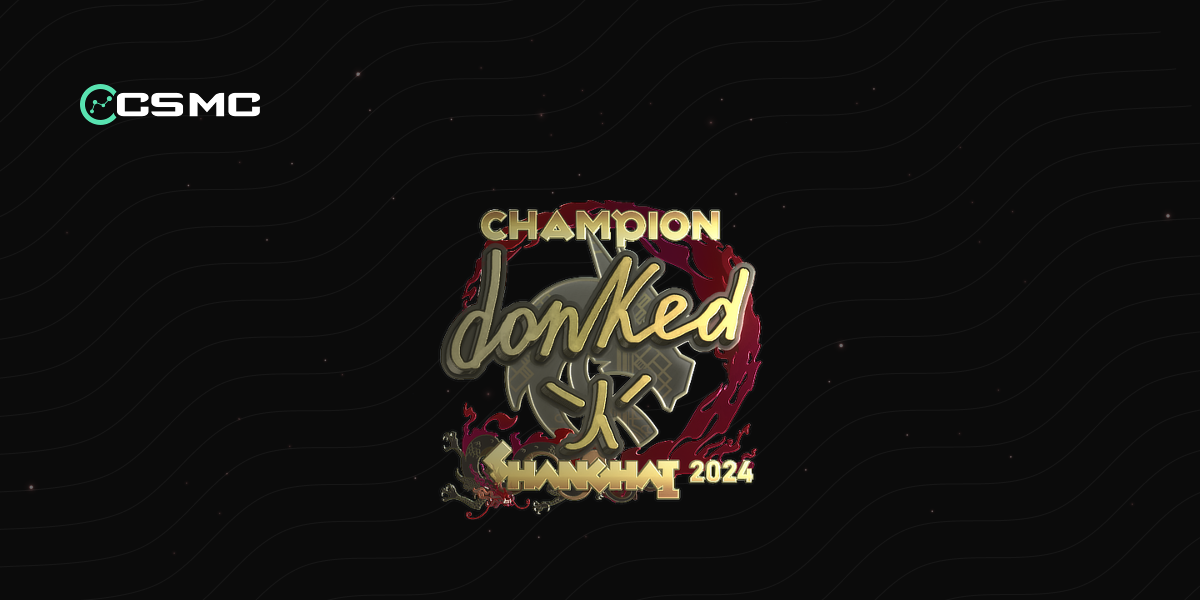 Sticker | donk (Gold, Champion) | Shanghai 2024 - Price, Info & Where to Buy in CS2