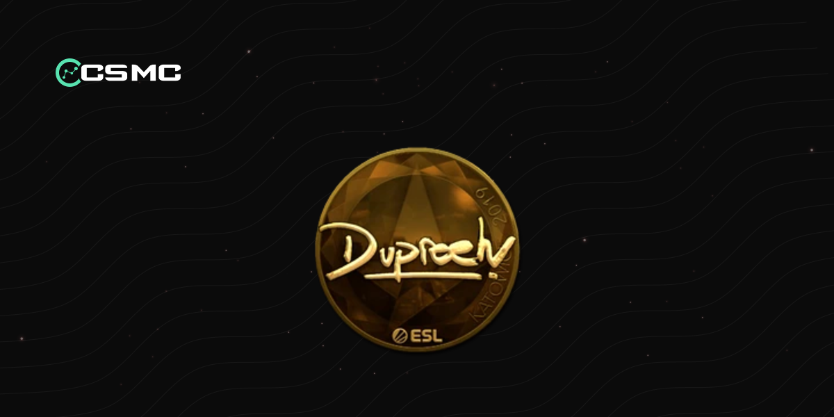 Sticker | dupreeh (Gold) | Katowice 2019 - Price, Info & Where to Buy ...