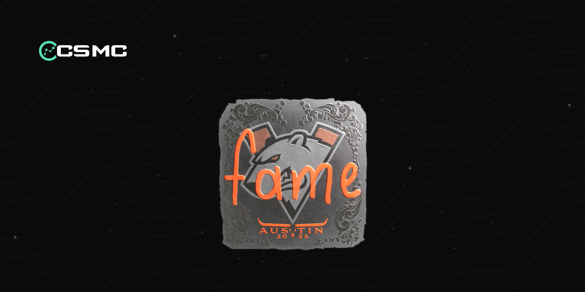 Sticker | fame (Foil) | Austin 2025 - Price, Info & Where to Buy in CS2