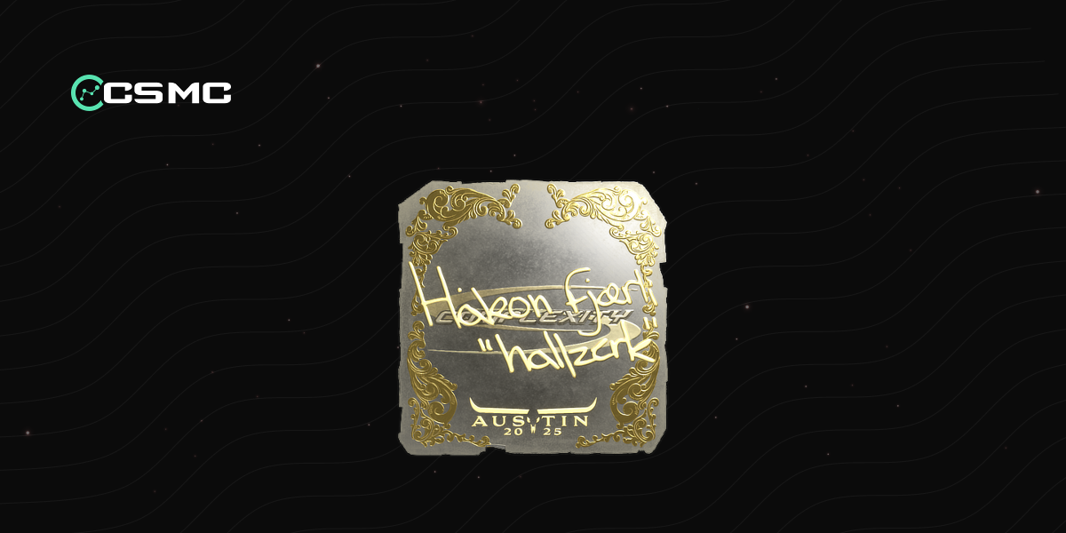Sticker | hallzerk (Gold) | Austin 2025 - Price, Info & Where to Buy in CS2