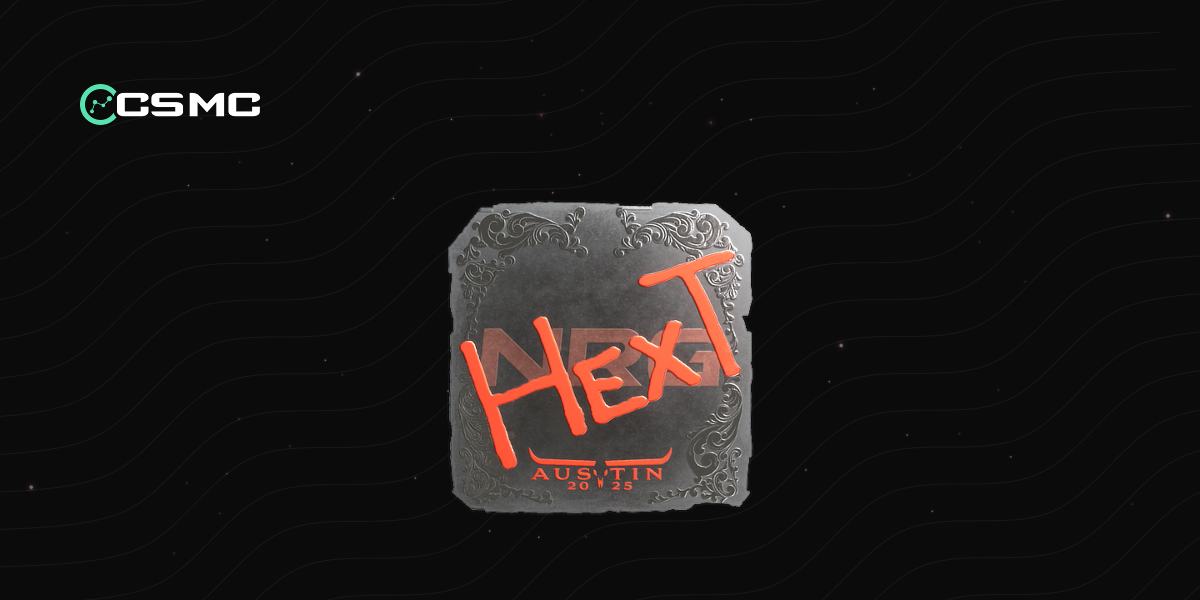 Sticker | HexT (Foil) | Austin 2025 - Price, Info & Where to Buy in CS2