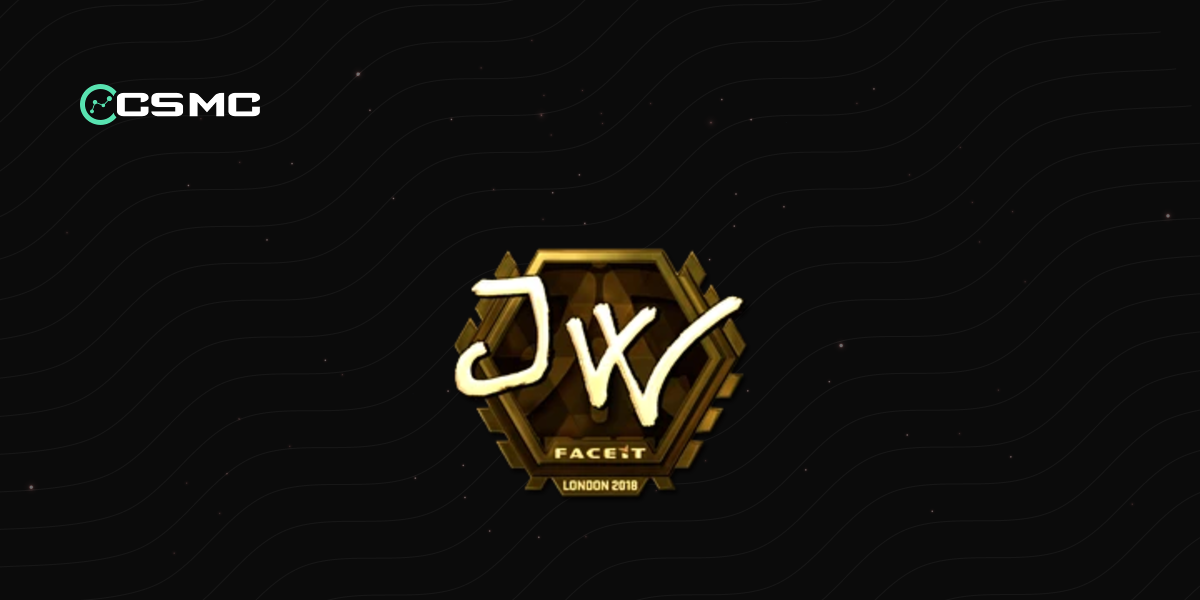 Sticker | JW (Gold) | London 2018 - Price, Info & Where to Buy in CS2