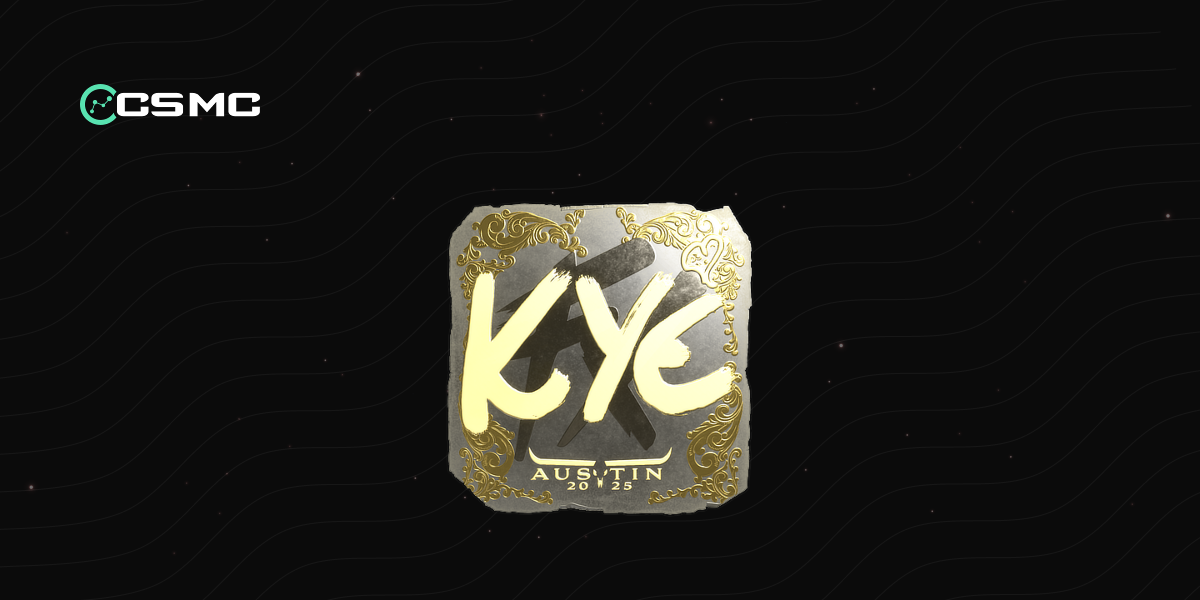 Sticker | kye (Gold) | Austin 2025 - Price, Info & Where to Buy in CS2