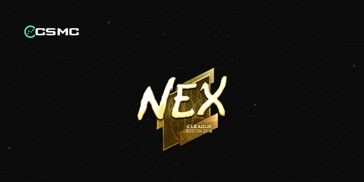 Sticker | nex (Gold) | Boston 2018 - Price, Info & Where to Buy in CS2