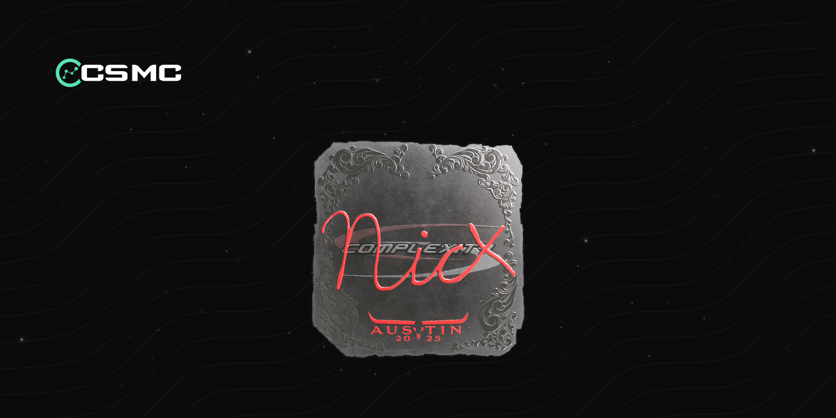 Sticker | nicx (Foil) | Austin 2025 - Price, Info & Where to Buy in CS2