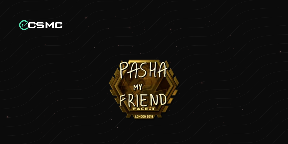 Sticker | pashaBiceps (Gold) | London 2018 - Price, Info & Where to Buy ...