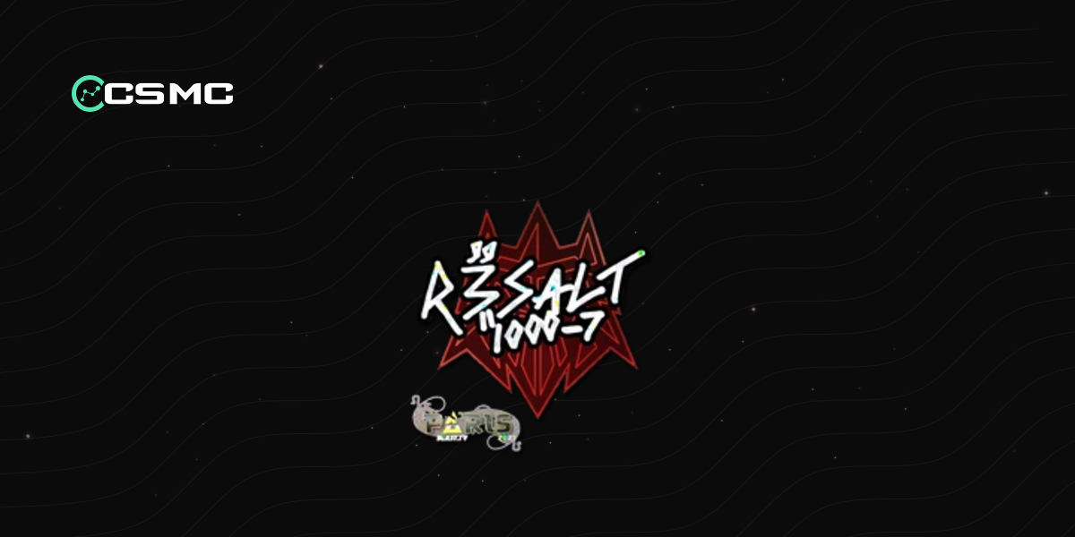 Sticker | r3salt (Glitter) | Paris 2023 - Price, Info & Where to Buy in CS2
