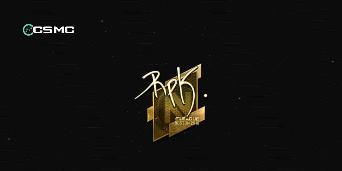 Sticker | RpK (Gold) | Boston 2018 - Price, Info & Where to Buy in CS2