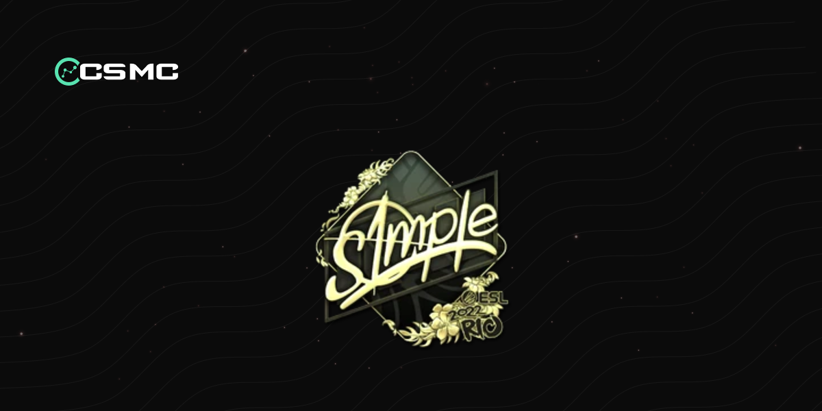 Sticker | s1mple (Gold) | Rio 2022 - Price, Info & Where to Buy in CS2