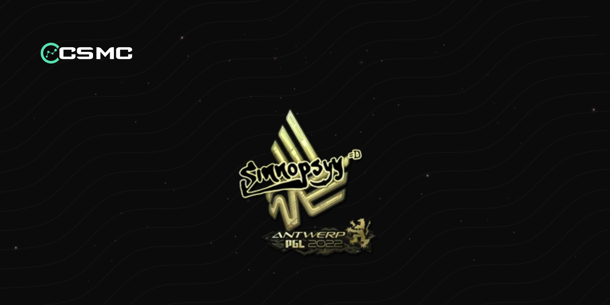 Sticker | sinnopsyy (Gold) | Antwerp 2022 - Price, Info & Where to Buy ...