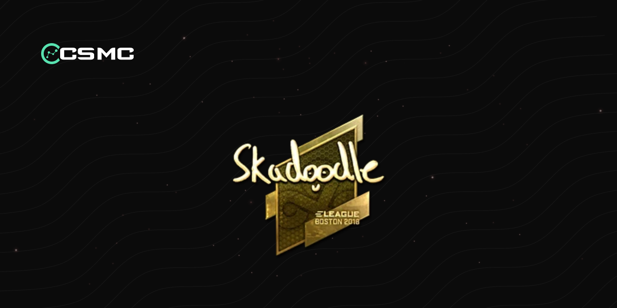 Sticker | Skadoodle (Gold) | Boston 2018 - Price, Info & Where to Buy ...