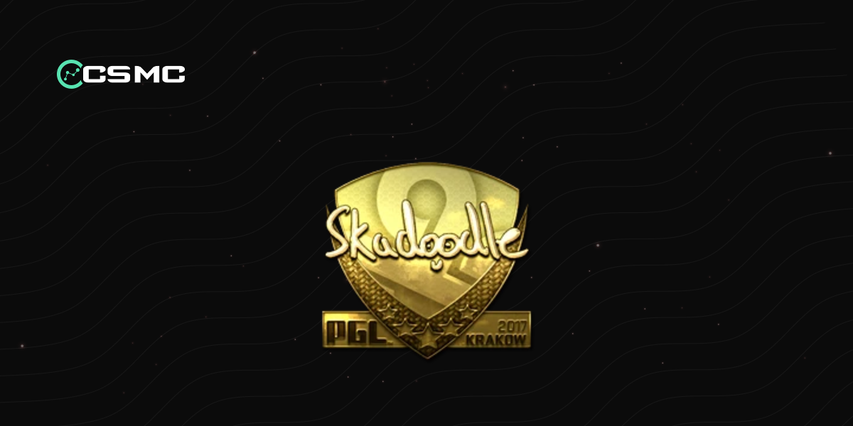 Sticker | Skadoodle (Gold) | Krakow 2017 - Price, Info & Where to Buy ...