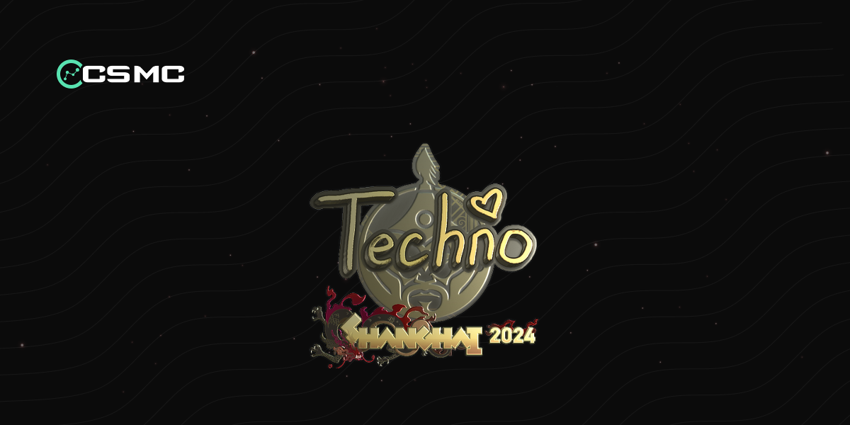 Sticker | Techno4K (Gold) | Shanghai 2024 - Price, Info & Where to Buy ...