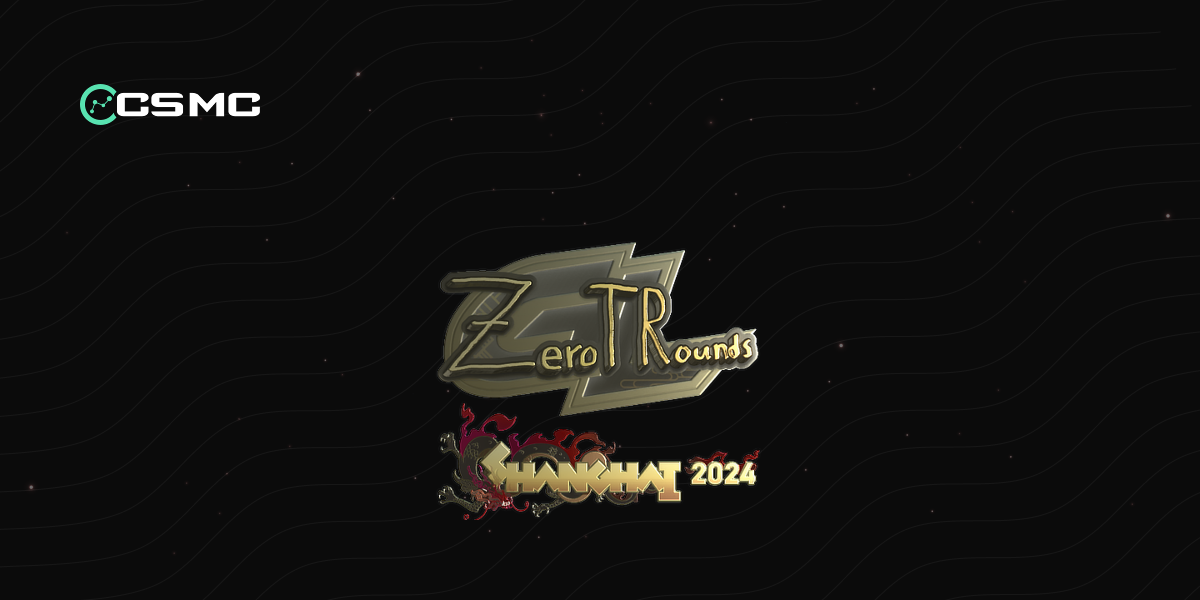 Sticker | ztr (Gold) | Shanghai 2024 - Price, Info & Where to Buy in CS2