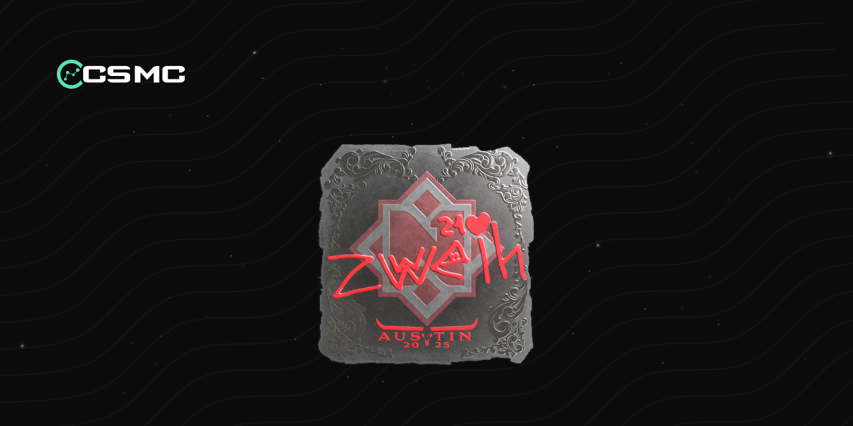 Sticker | zweih (Foil) | Austin 2025 - Price, Info & Where to Buy in CS2