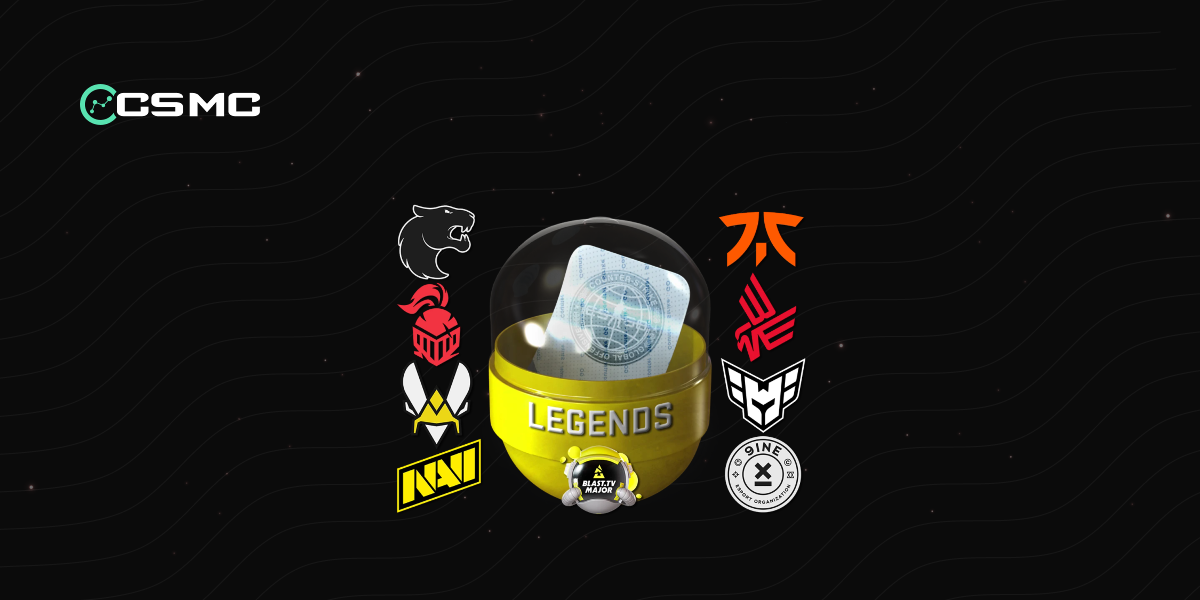 Paris 2023 Legends Sticker Capsule цена, купить, сколько стоит