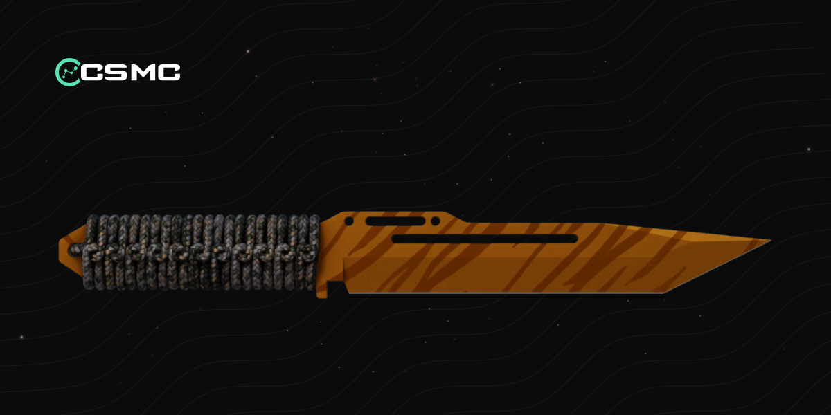 Paracord Knife | Tiger Tooth - Price, Info & Where to Buy in CS2