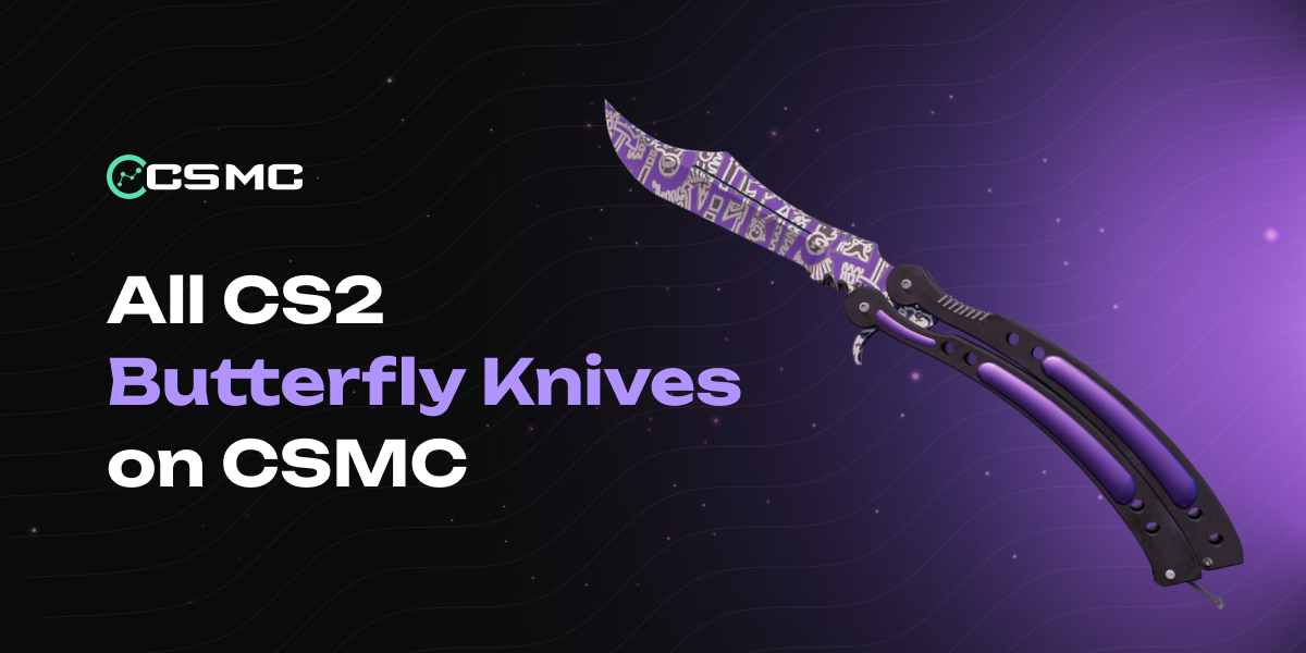 All CS2 Butterfly Knife Skins – Prices, Info & Where to Buy